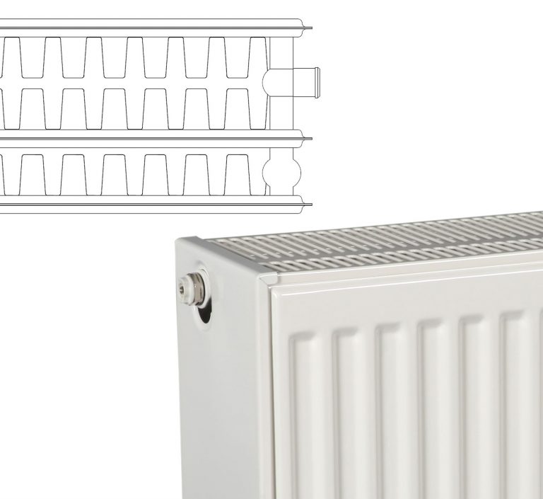 Kudox Steel Panel Radiator Type 33 Triple Panel Triple Convector 600mm ...