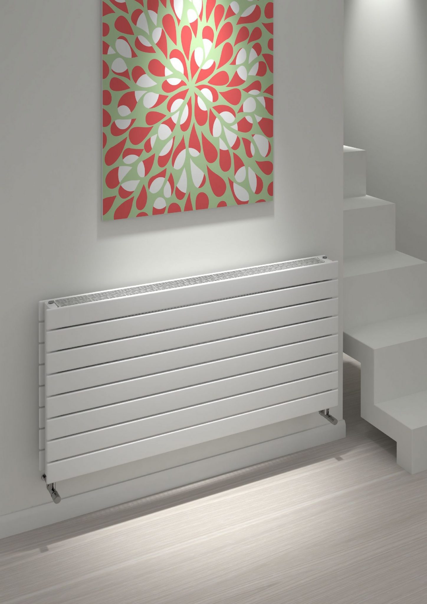 Kudox Tira Slatted Radiator Horizontal Type 22H 588mm x 1200mm White ...