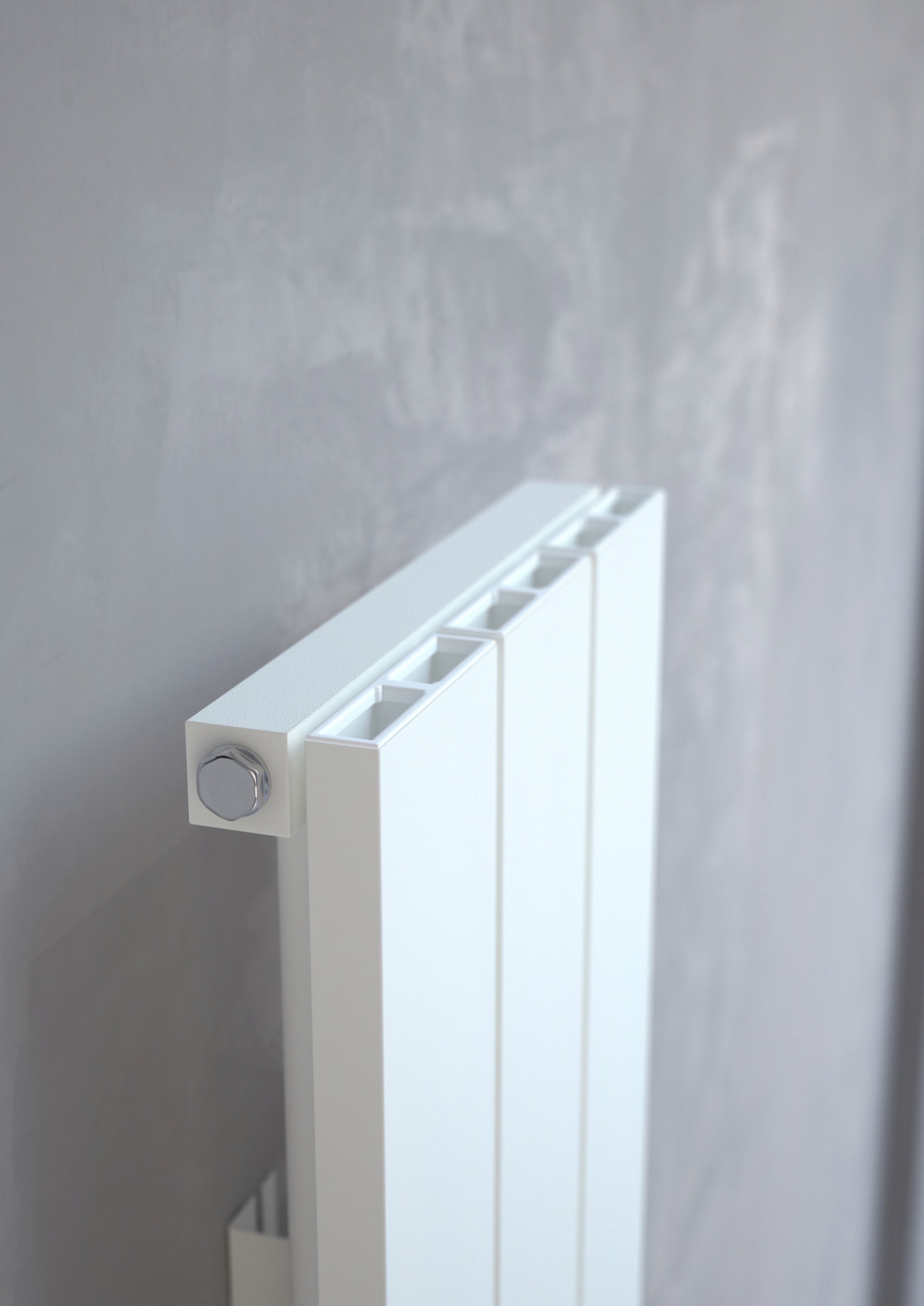 Kudox AluLite Radiator Flat 1800mm x 280mm Textured White - Heating ...
