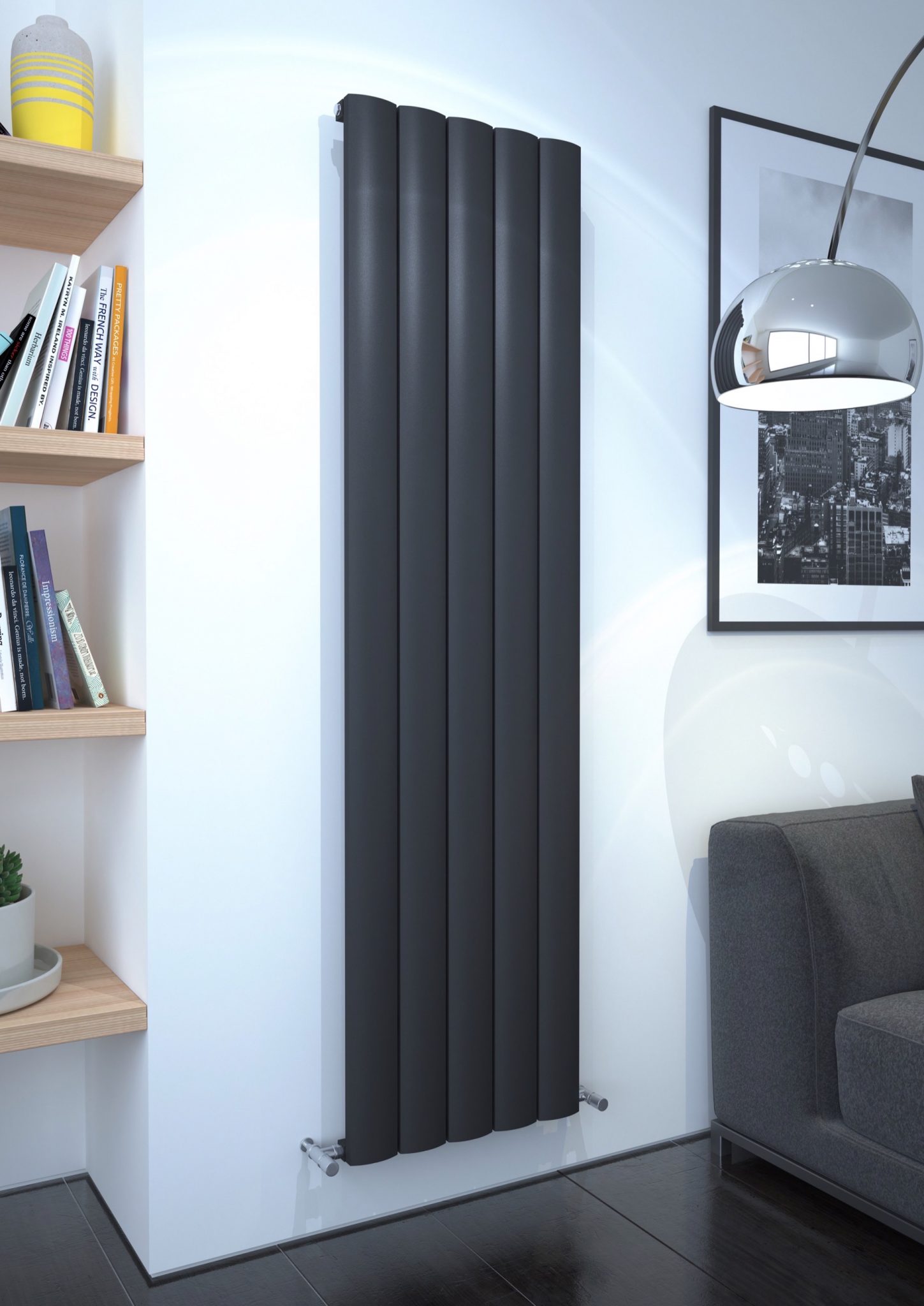 Kudox AluLite ARC Aluminium Radiator Vertical - Heating Bargains Online ...